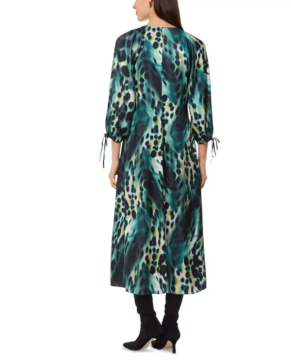 green leopard silk dress Green Leopard Dress – 100% Silk – shop.lejudesigns main image 1