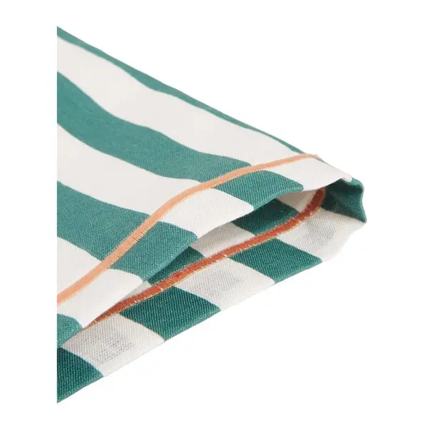 La DoubleJ Stripe Linen Placemat, Set Of 2 - Green