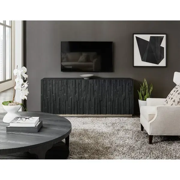 HOOKER FURNITURE Shou Sugi Ban Entertainment Console