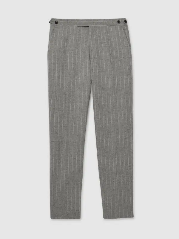 REISS Lab Slim-fit Pinstripe Suit Trousers