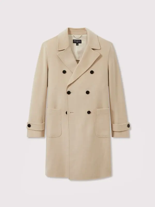 REISS Genoa Atelier Wool-cashmere Double-breasted Coat