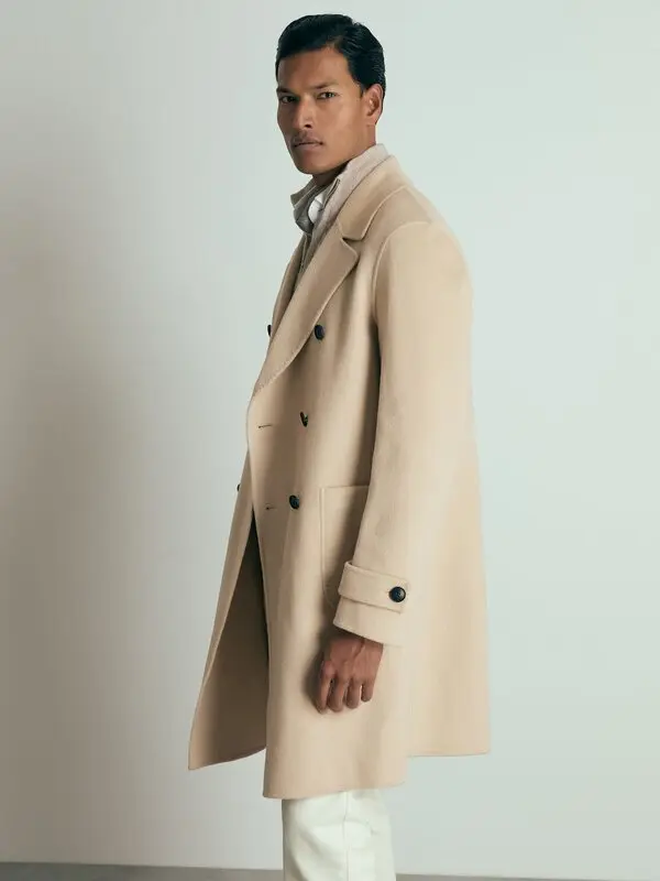 REISS Genoa Atelier Wool-cashmere Double-breasted Coat