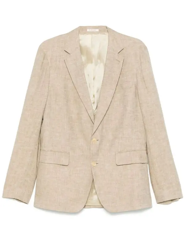 FURSAC Linen Blazer - Neutrals