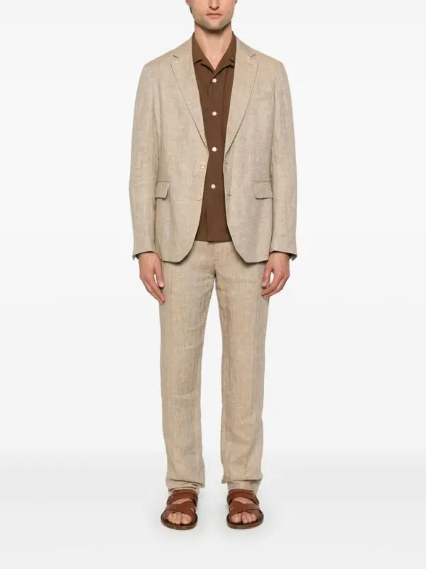 FURSAC Linen Blazer - Neutrals