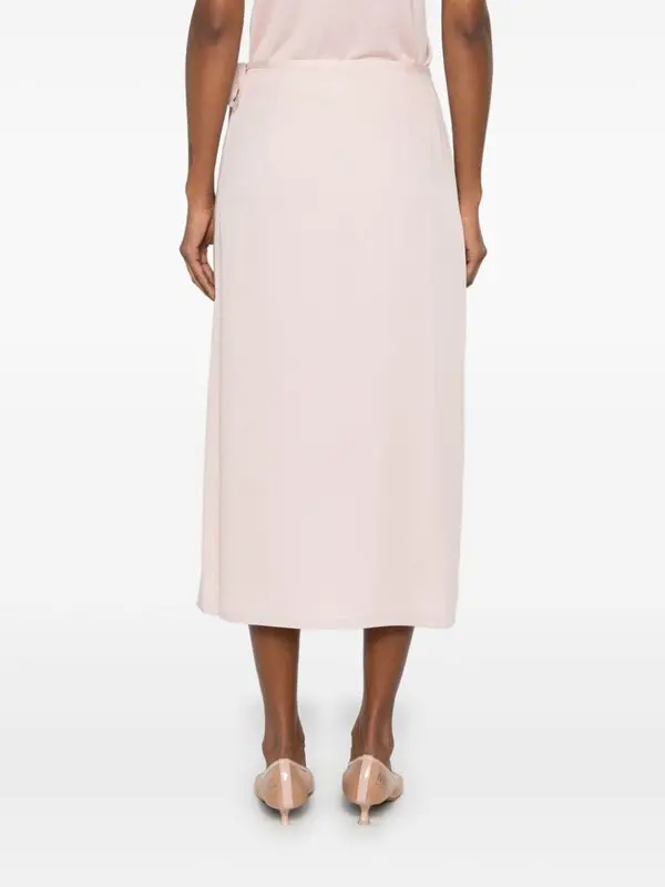 Theory Wrap-design Midi Skirt