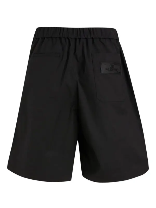 Valentino Garavani Logo-appliqué Bermuda Shorts