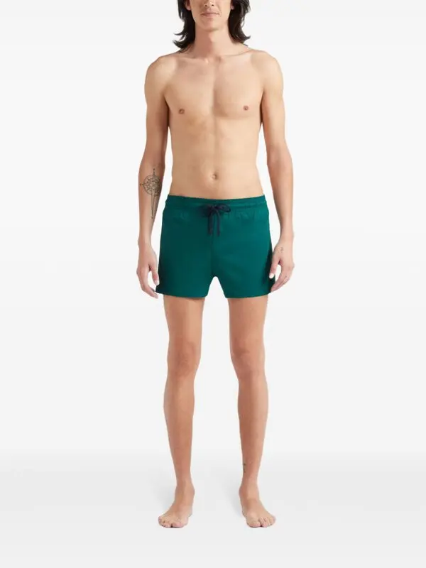 Vilebrequin Logo-patch Swim Shorts - Green