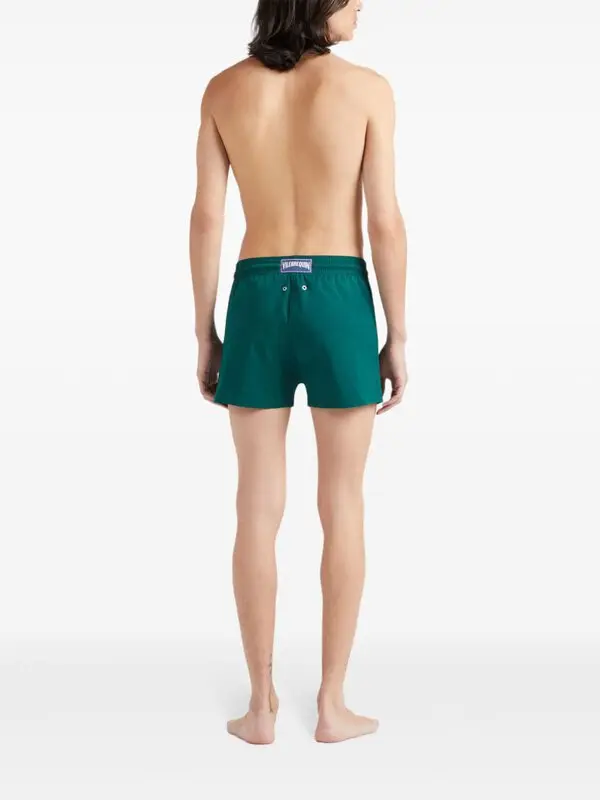 Vilebrequin Logo-patch Swim Shorts - Green