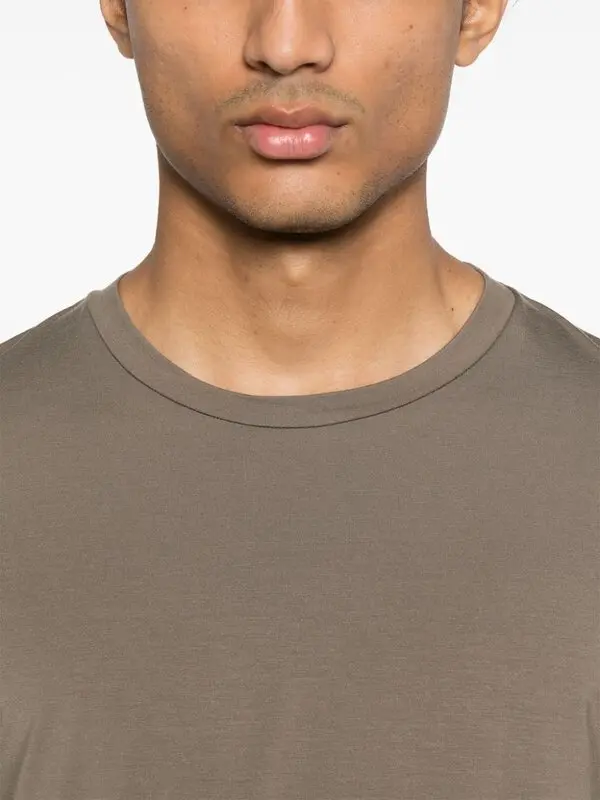 Zegna Round-neck T-shirt - Brown