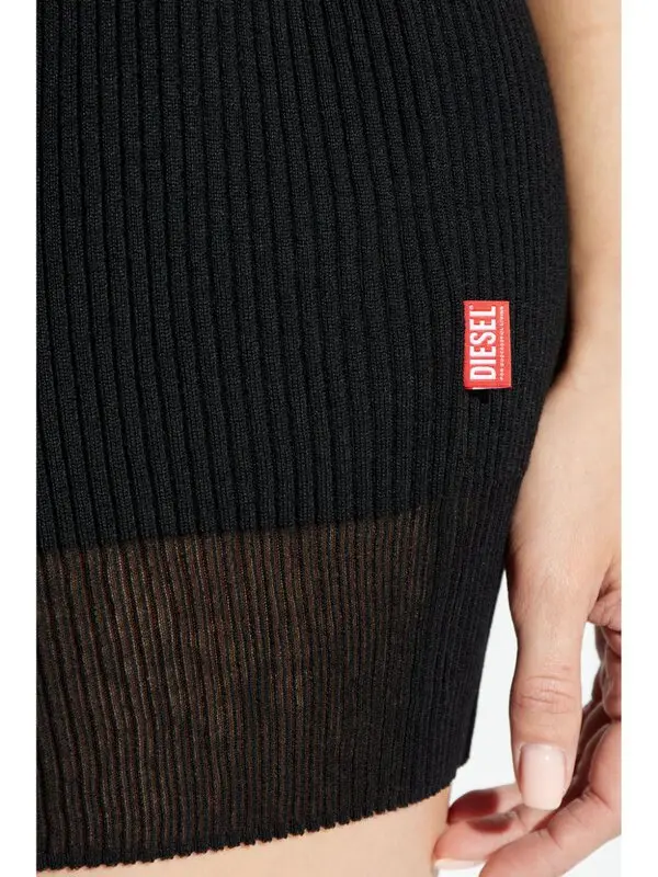 DIESEL® M-slender Ribbed Knit Dress