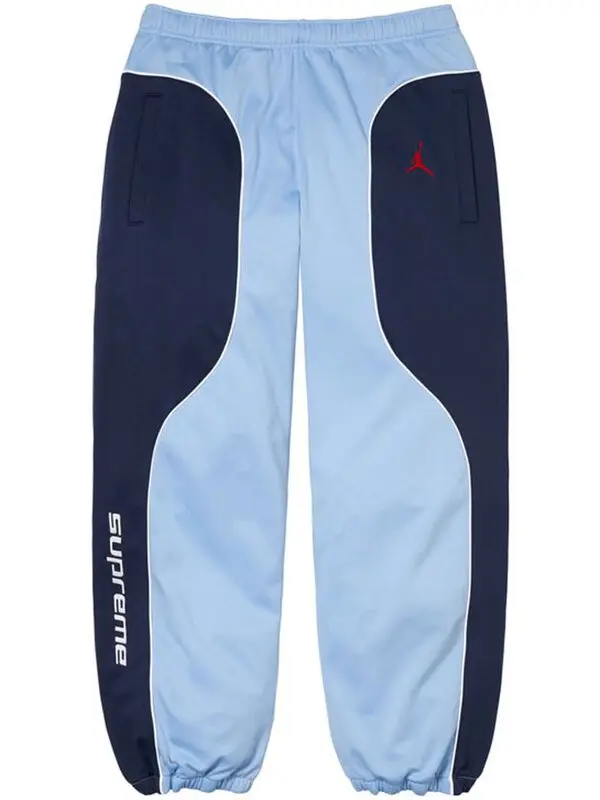 Supreme X Jordan Tricot Track Pants - Blue