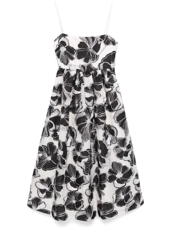 Stine Goya Anemone-jacquard Midi Dress