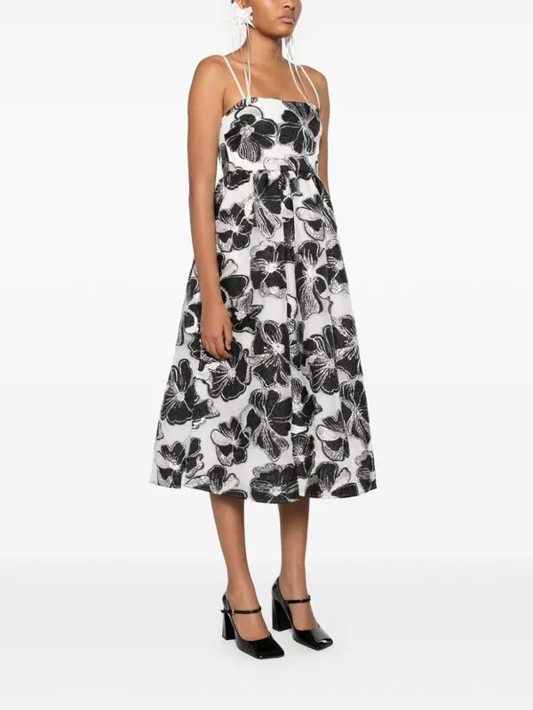 Stine Goya Anemone-jacquard Midi Dress