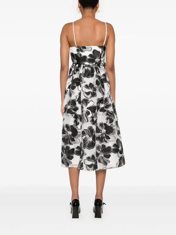 Stine Goya Anemone-jacquard Midi Dress