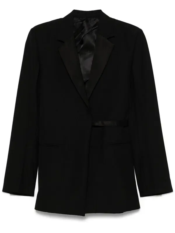TOTEME Satin-lapels Wrap Blazer