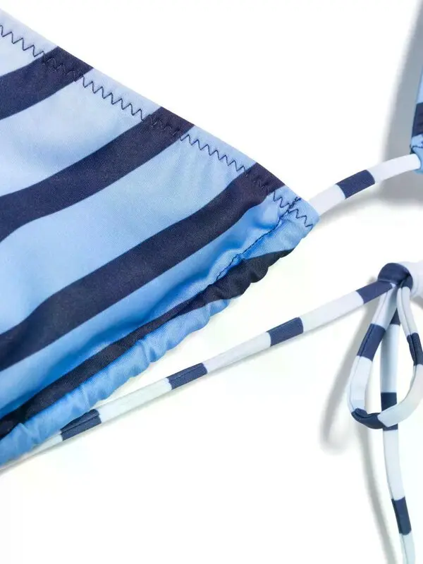JEAN PAUL GAULTIER Marinière Dégradé Bikini - Blue