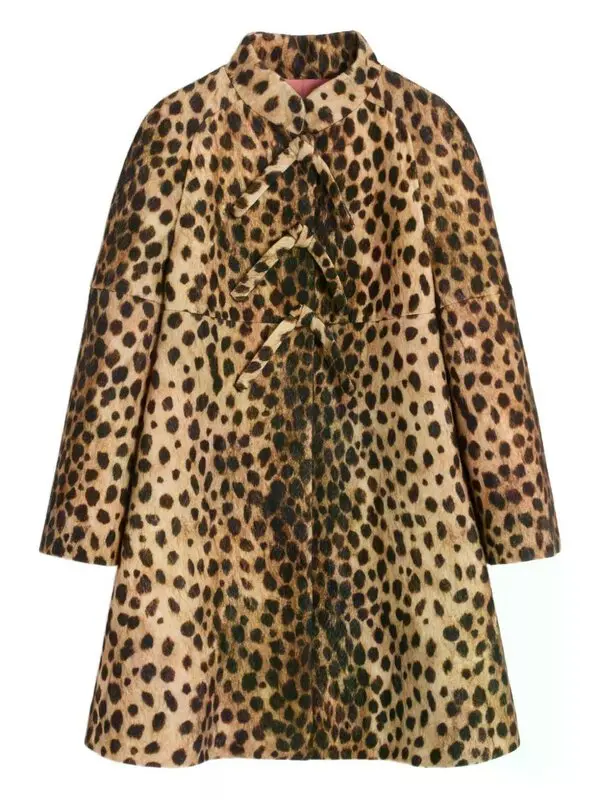 Valentino Garavani Jaguar Spots Wool Coat