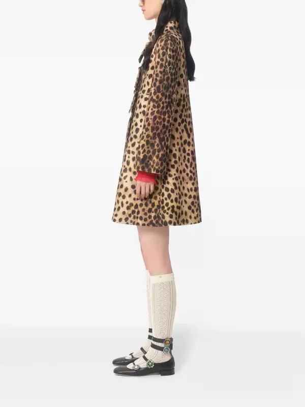 Valentino Garavani Jaguar Spots Wool Coat