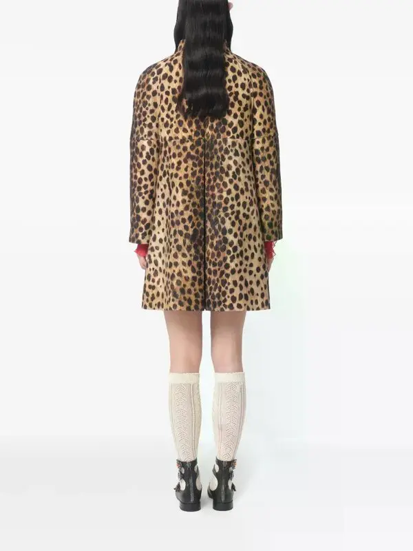 Valentino Garavani Jaguar Spots Wool Coat
