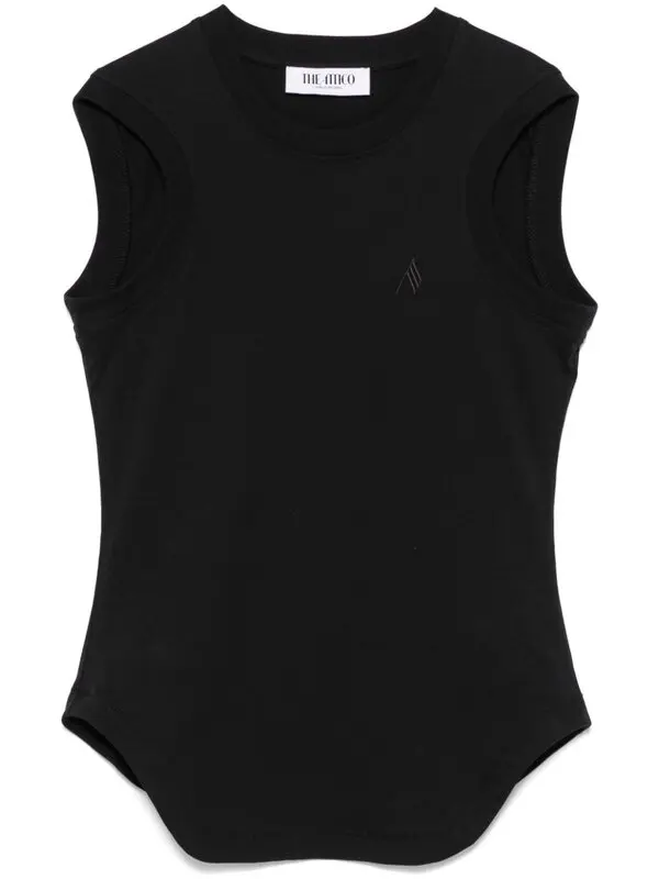 Attico Reese Tank Top - Black