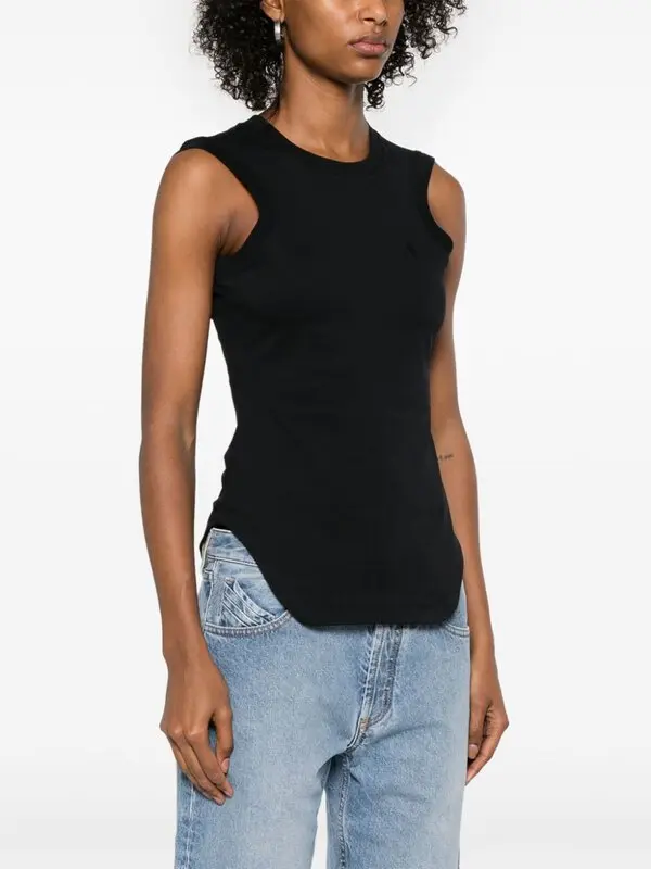 Attico Reese Tank Top - Black