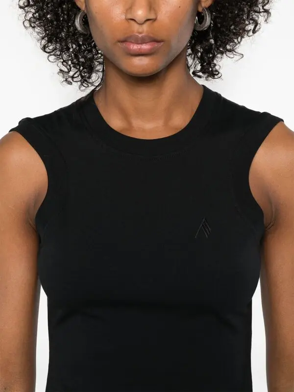 Attico Reese Tank Top - Black