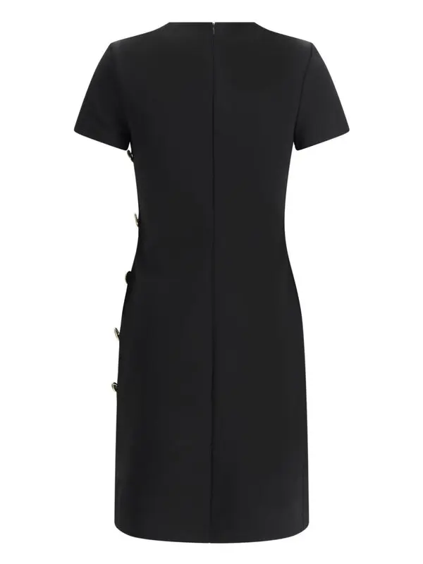 Givenchy Button-detailed Punto-milano Mini Dress
