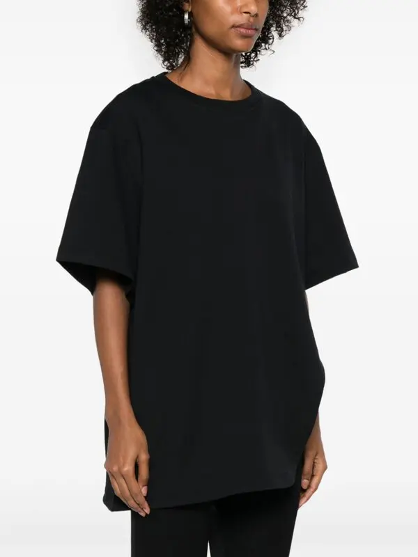Attico Cotton T-shirt - Black