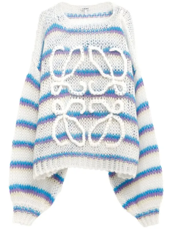Loewe Anagram Jumper - White