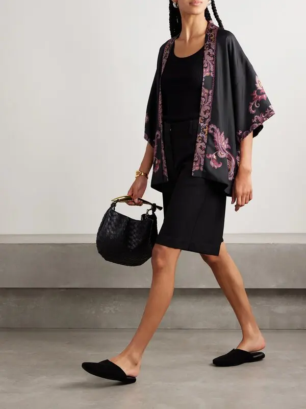 Etro Printed Silk-twill Shirt