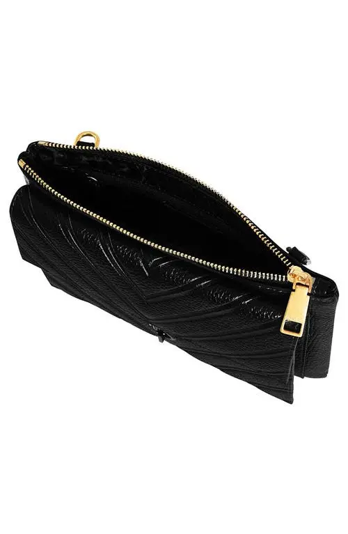 Rebecca Minkoff Edie Chevron Embossed Leather Crossbody Bag