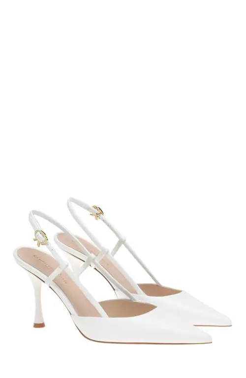 GIANVITO ROSSI Ascent Slingback - White