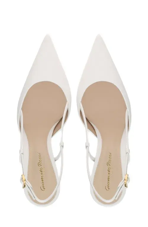 GIANVITO ROSSI Ascent Slingback - White