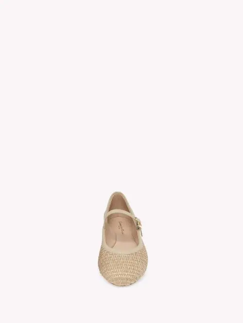GIANVITO ROSSI Carla Ballerina - Beige Textile
