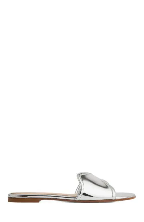 GIANVITO ROSSI Lucrezia Mule - Silver