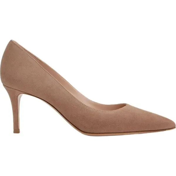 GIANVITO ROSSI 70mm Pointed Toe Pumps - Pink