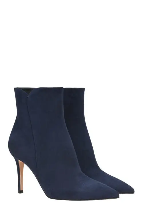 GIANVITO ROSSI Levy 85 Booties - Blue