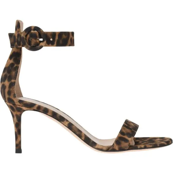 GIANVITO ROSSI Portofino 70 Sandal - Brown