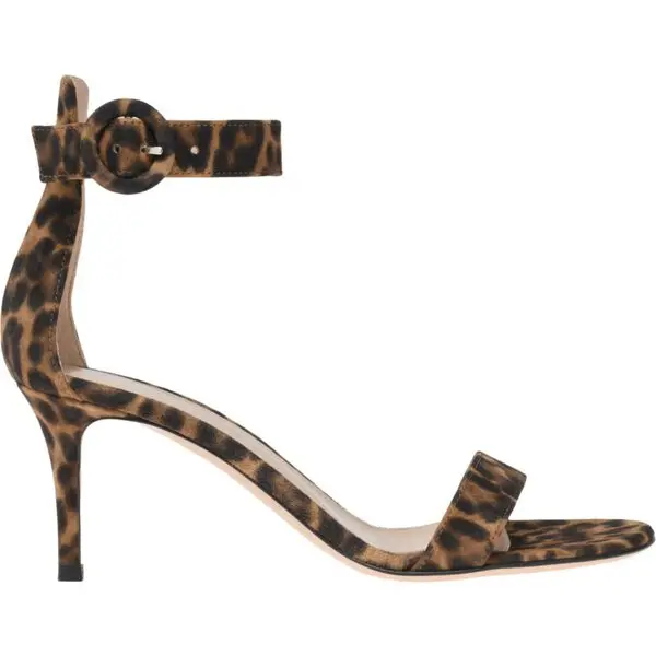 GIANVITO ROSSI Portofino 70 Sandal - Brown