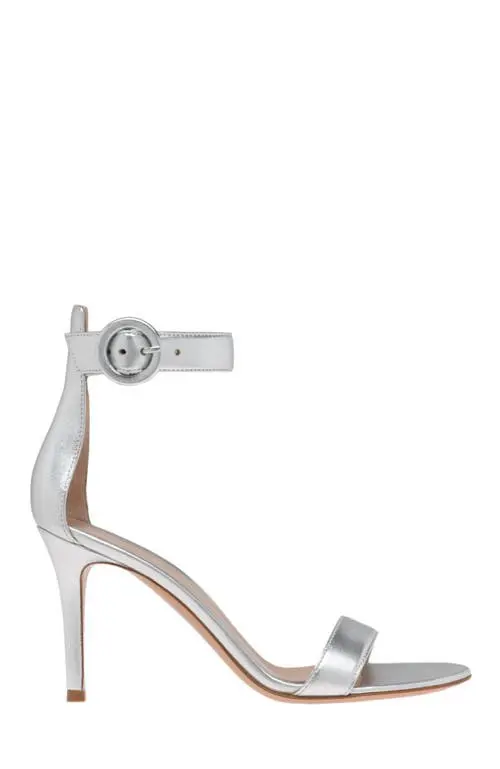 GIANVITO ROSSI Portofino 85 Sandals - Silver