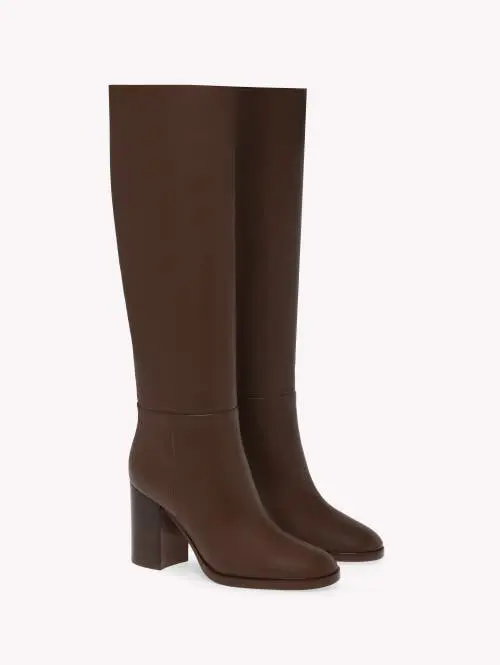 GIANVITO ROSSI Santiago Boot - Brown Calf