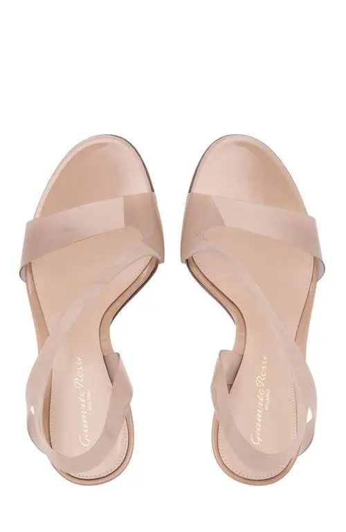 GIANVITO ROSSI Metropolis Strappy Heeled Sandals - Beige