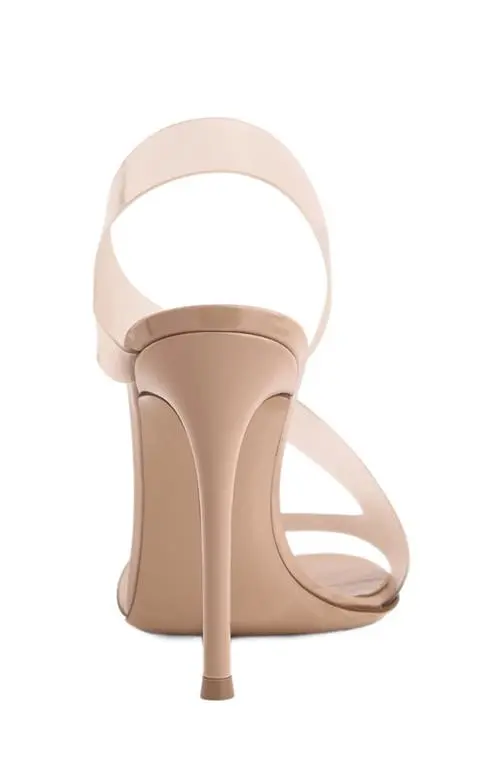 GIANVITO ROSSI Metropolis Strappy Heeled Sandals - Beige