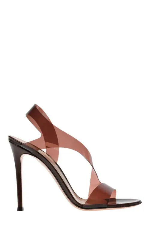 GIANVITO ROSSI Metropolis Open Toe Sandals - Brown