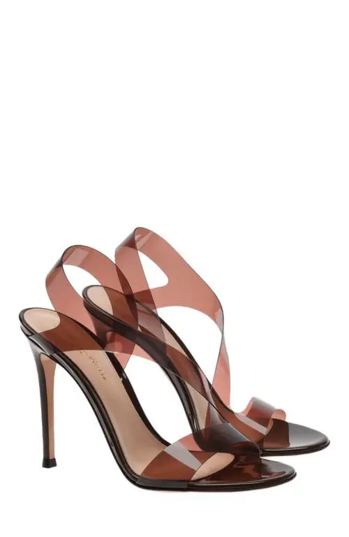 GIANVITO ROSSI Metropolis Open Toe Sandals - Brown