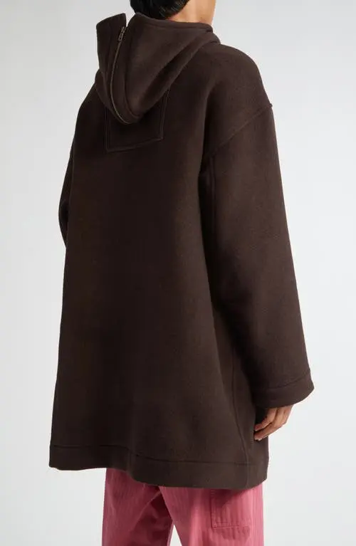 BODE Sideline Wool Coat - Brown