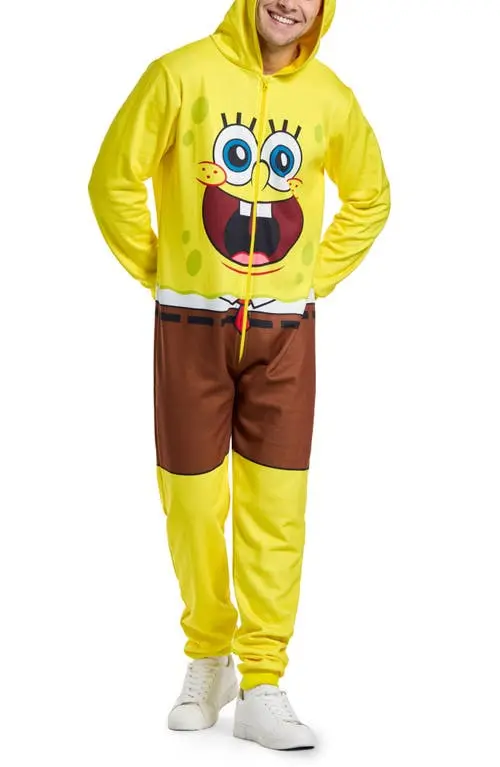 Opposuits Spongebob™ Hooded Jumpsuit - Yellow