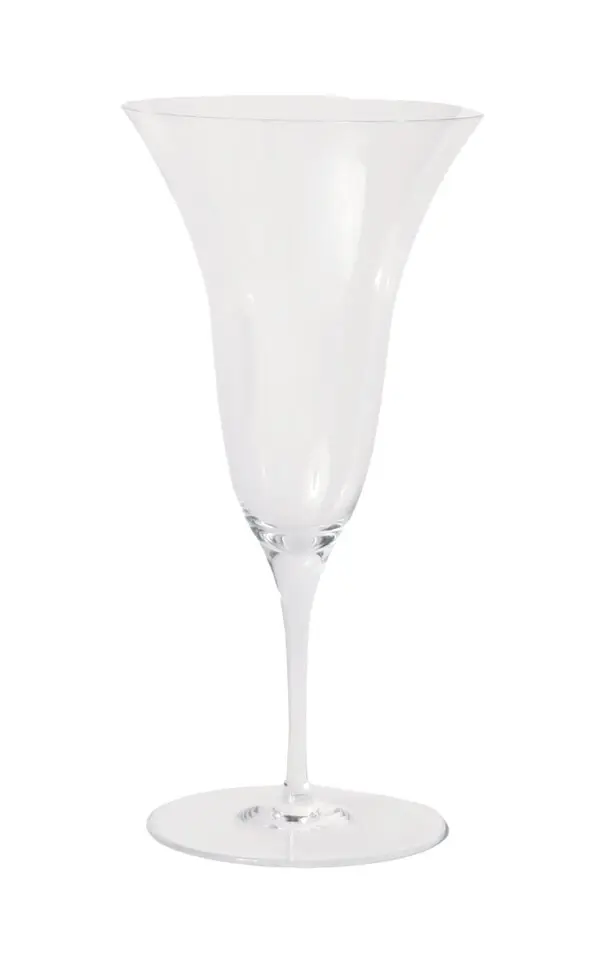 GOHAR WORLD Calla Crystal Wine Glass - Clear