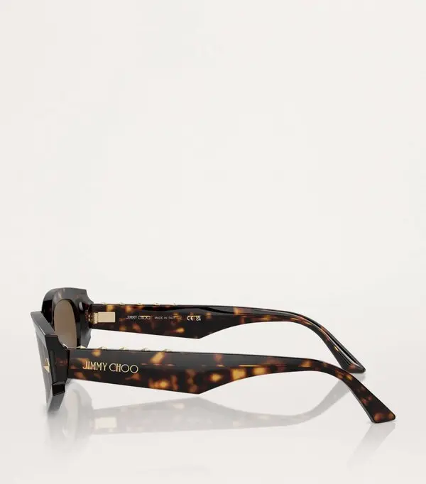 JIMMY CHOO Acetate Sunglasses - Brown