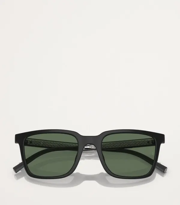 Oliver Spencer Acetate Square Frame Sunglasses - Black